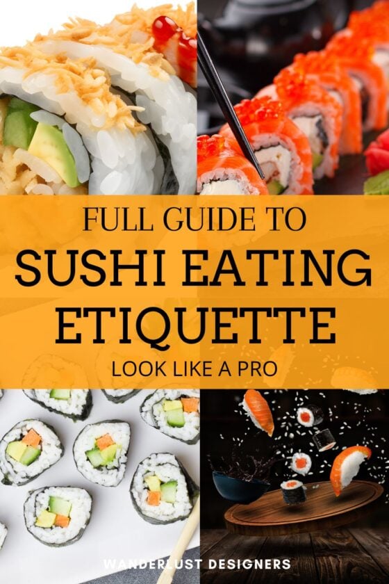 Sushi eating etiquette: 9 rules for eating sushi correctly